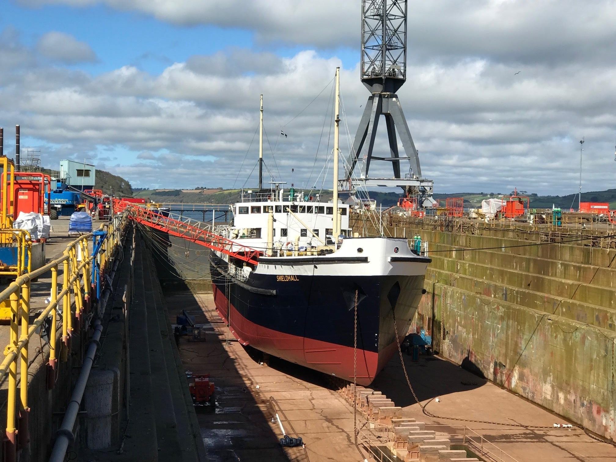 SS Shieldhall given smart new look ahead of 2018 sailing season