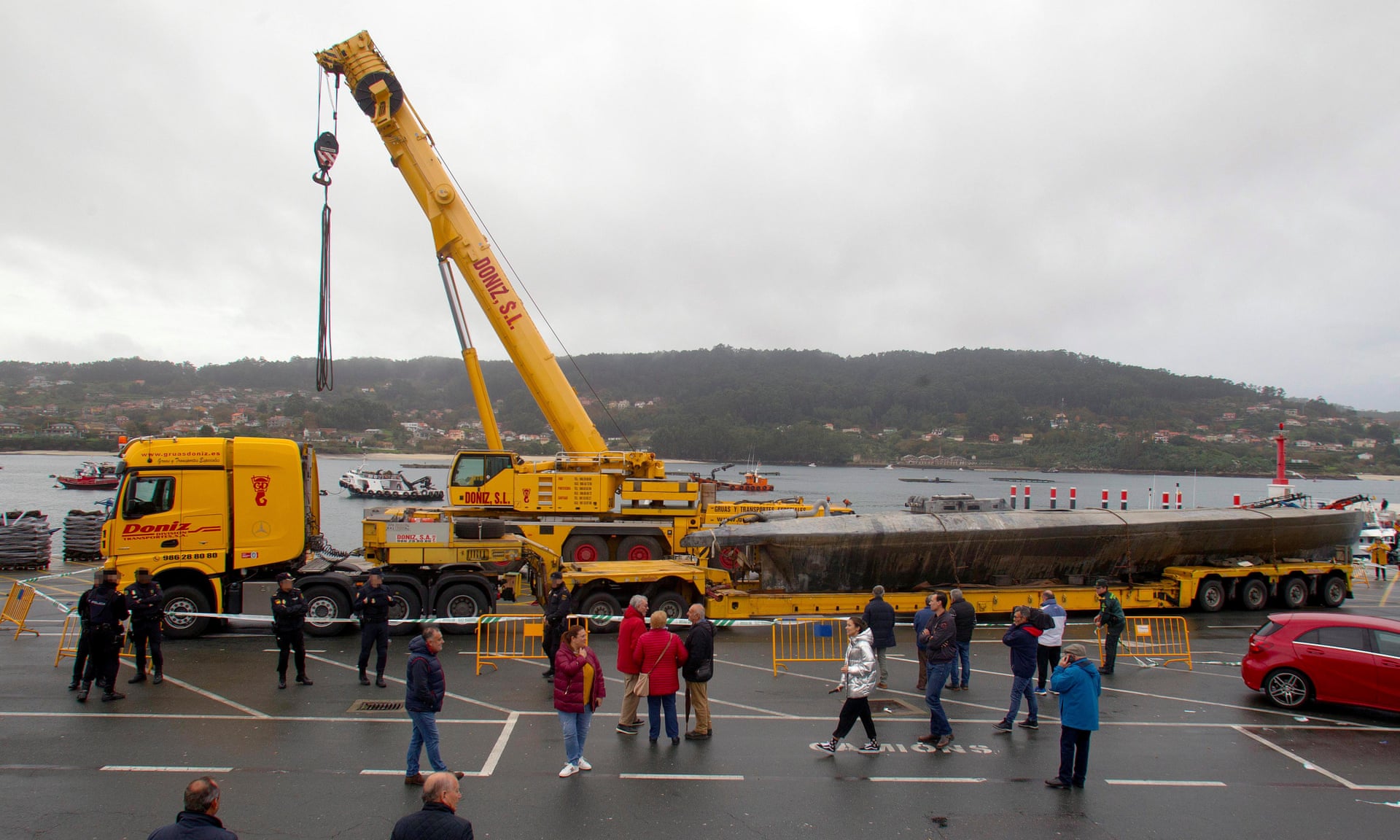 Beschlagnahmtes „Narco-U-Boot“ in Spanien mit 152 Ballen Kokain