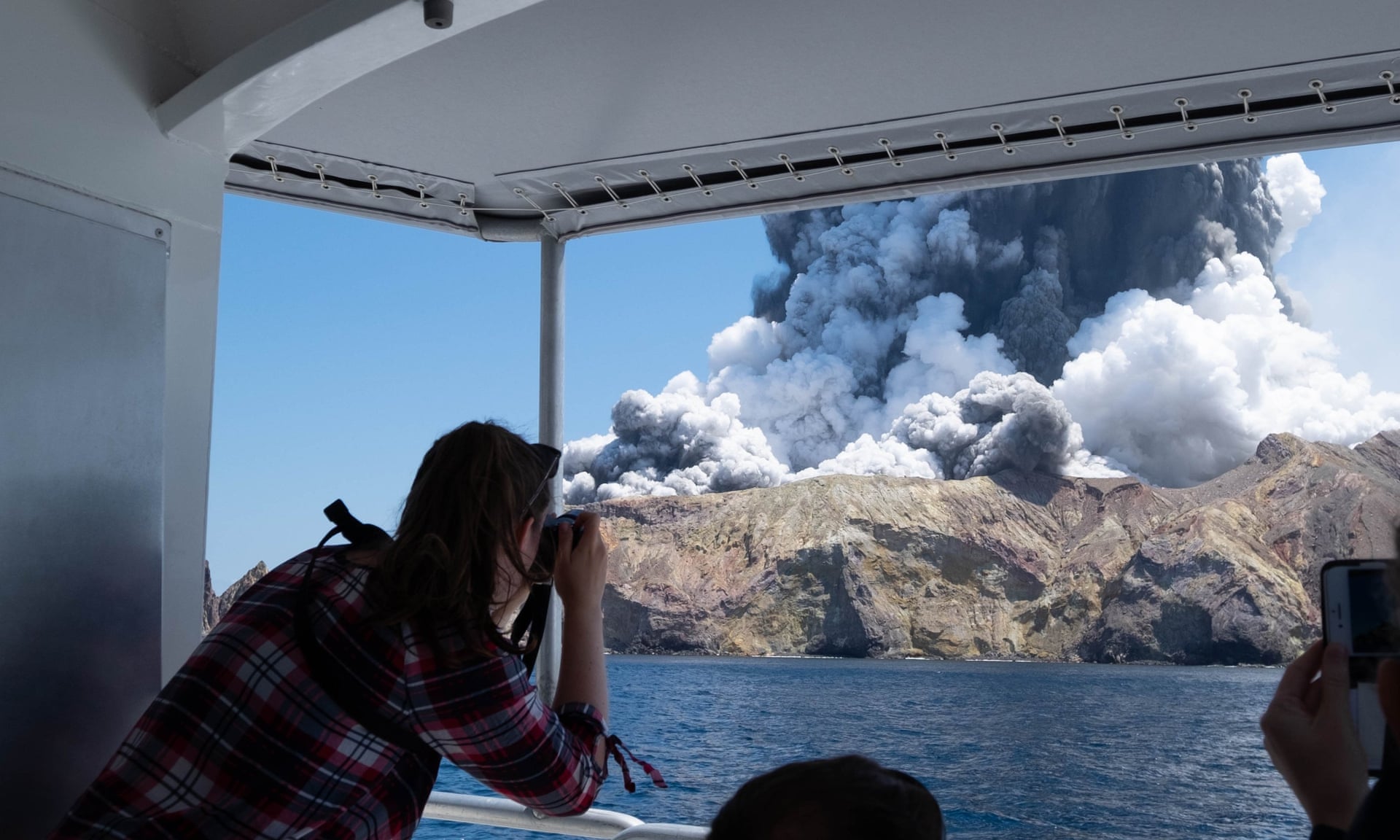 Onboard a tourist boat near the volcanic eruption - Marine Industry News