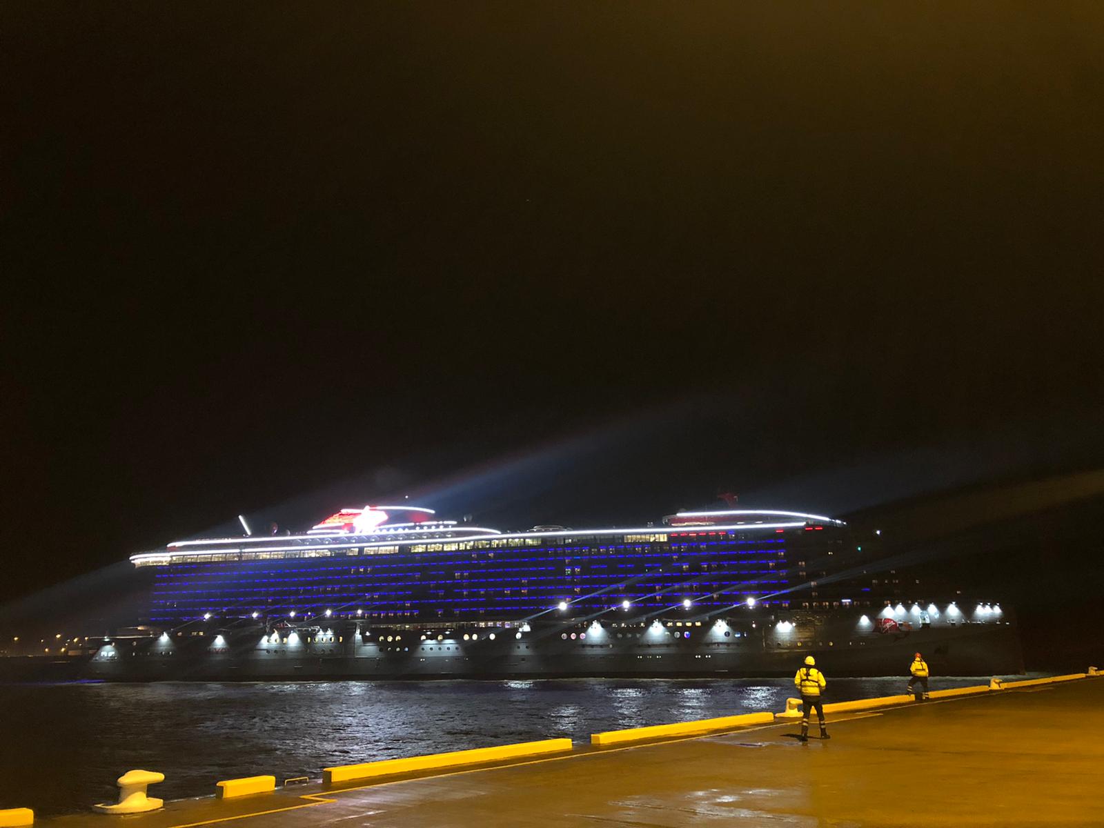 Virgin Voyages' adults-only Scarlet Lady arrives in Dover