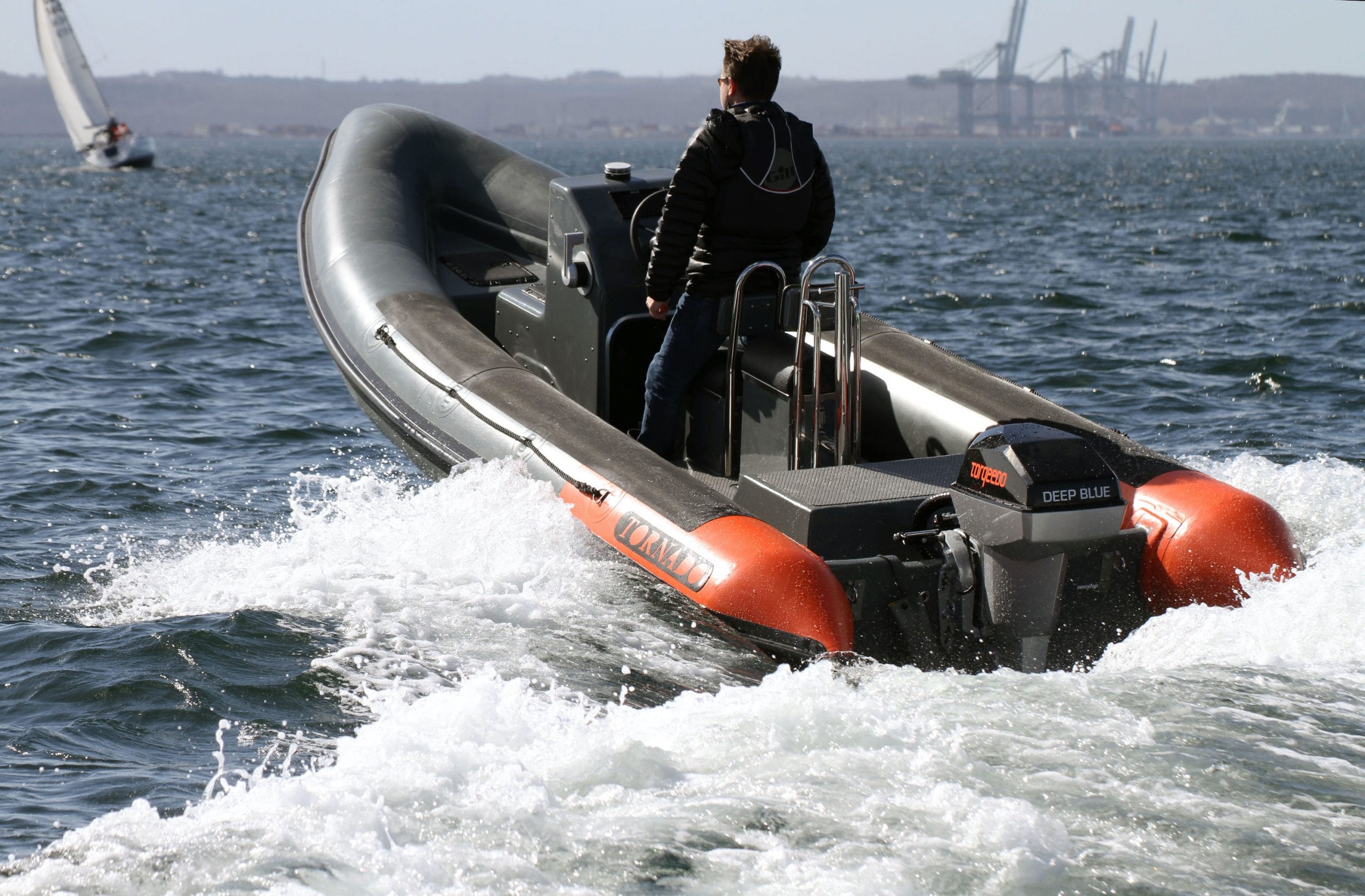 Electric coach boat launched by Tornado Boats