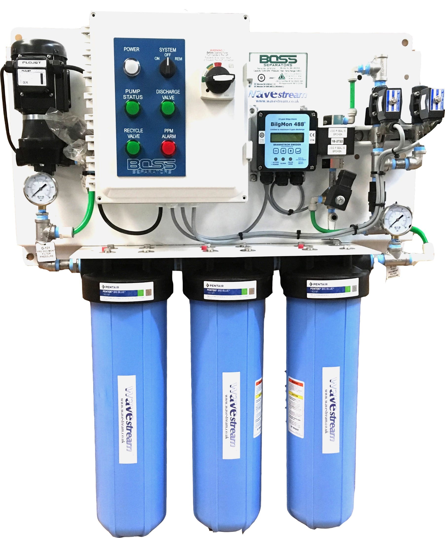 Wave MiniBOSS bilge water system fitted on luxury cruise ship in Galapagos