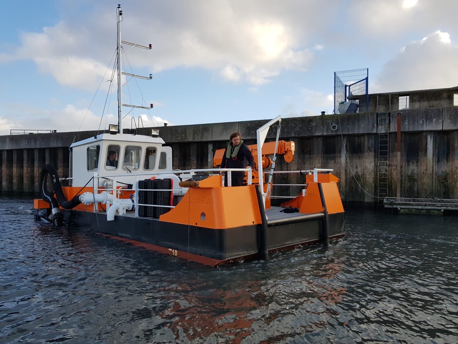 The Marine Group commissions water injection dredger