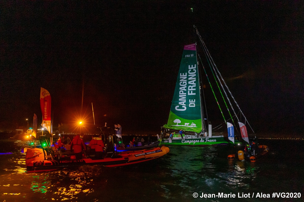 Miranda Merron finishes Vendée Globe