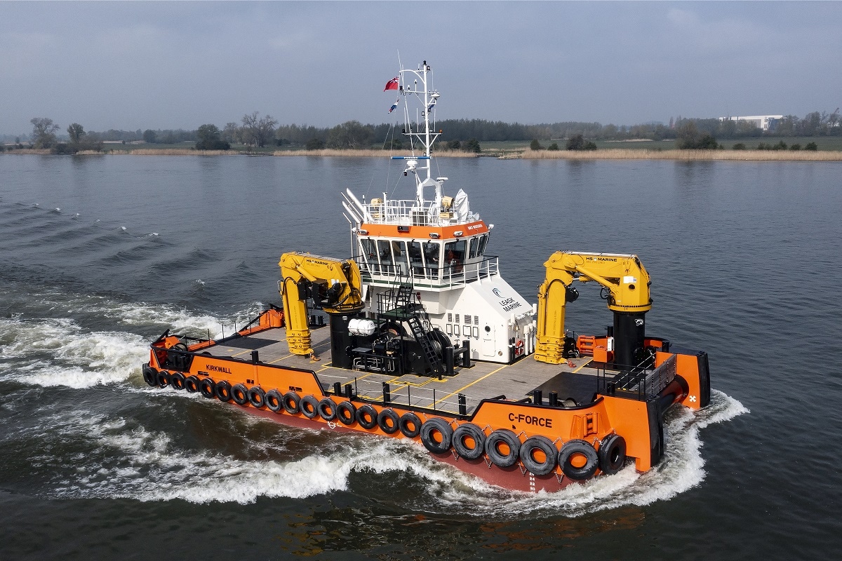 Damen delivers multi cat to Leask Marine