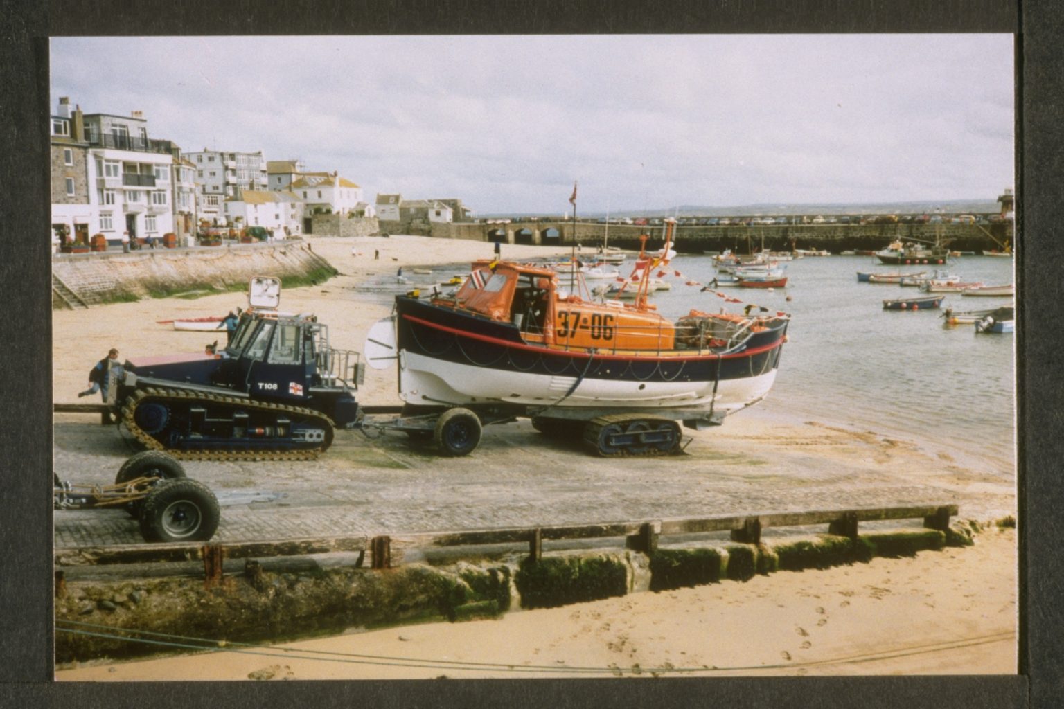 RNLI commemorates 100 years of tractor launched lifeboats