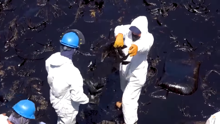 WATCH: Tonga eruption triggers Peru oil spill