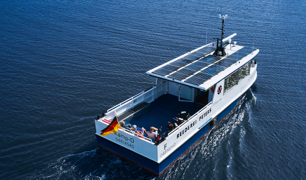 German passenger ferry powered by sun