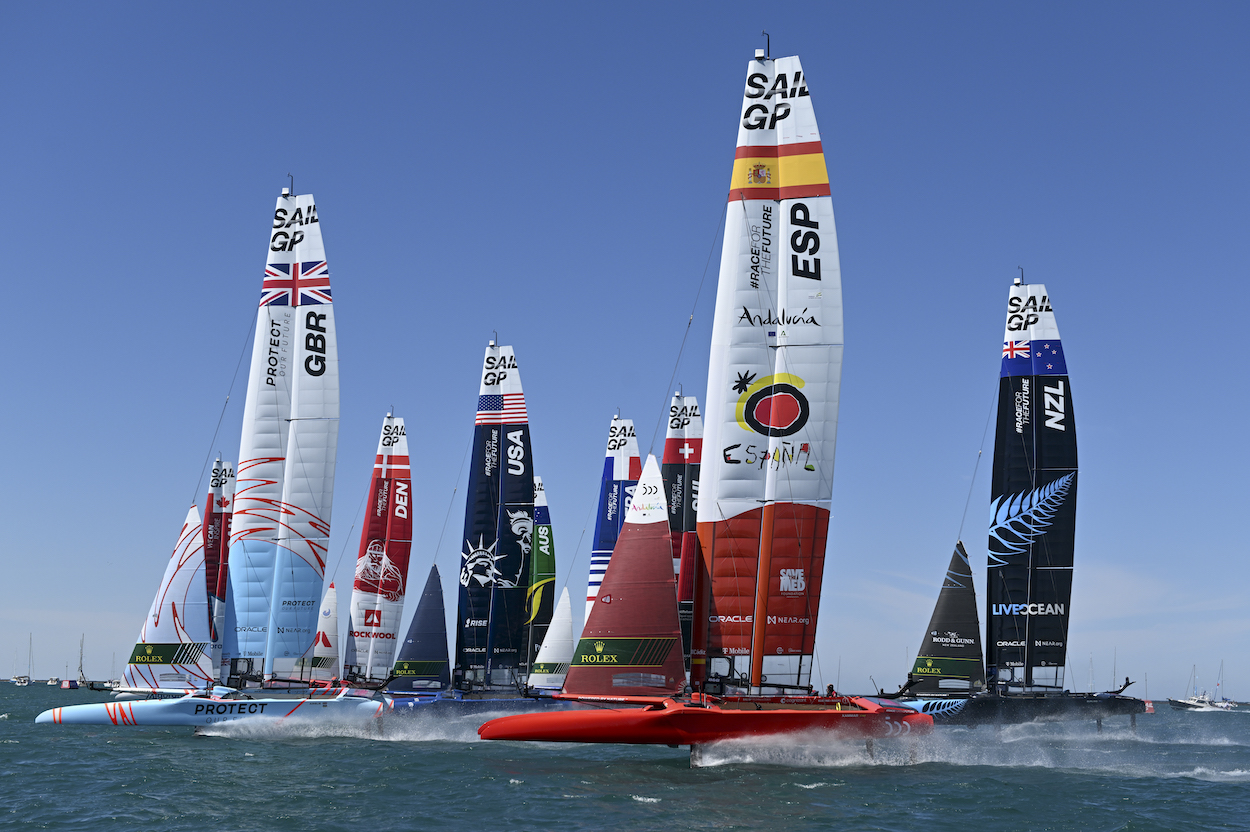 SailGP partners with Aqua superPower