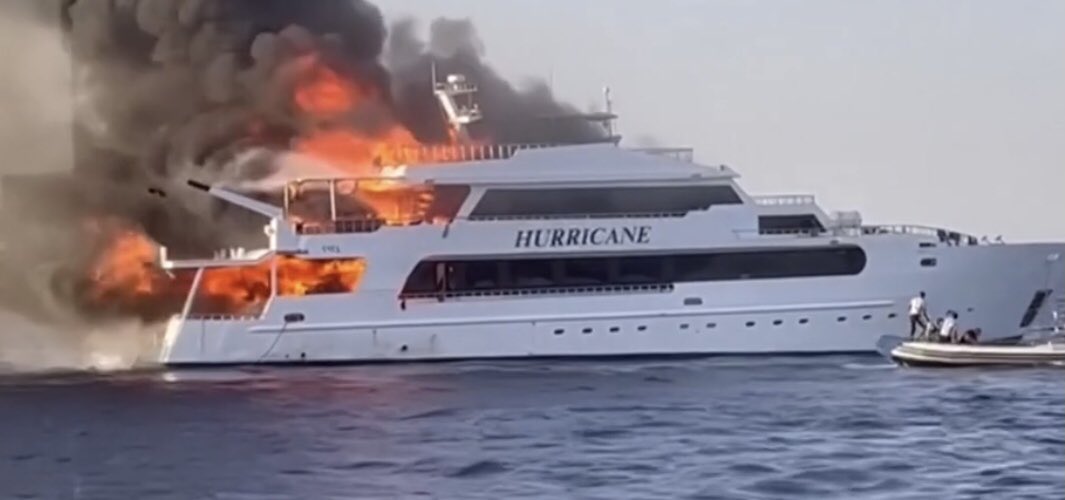 Three confirmed dead after fire engulfs dive boat in Egypt