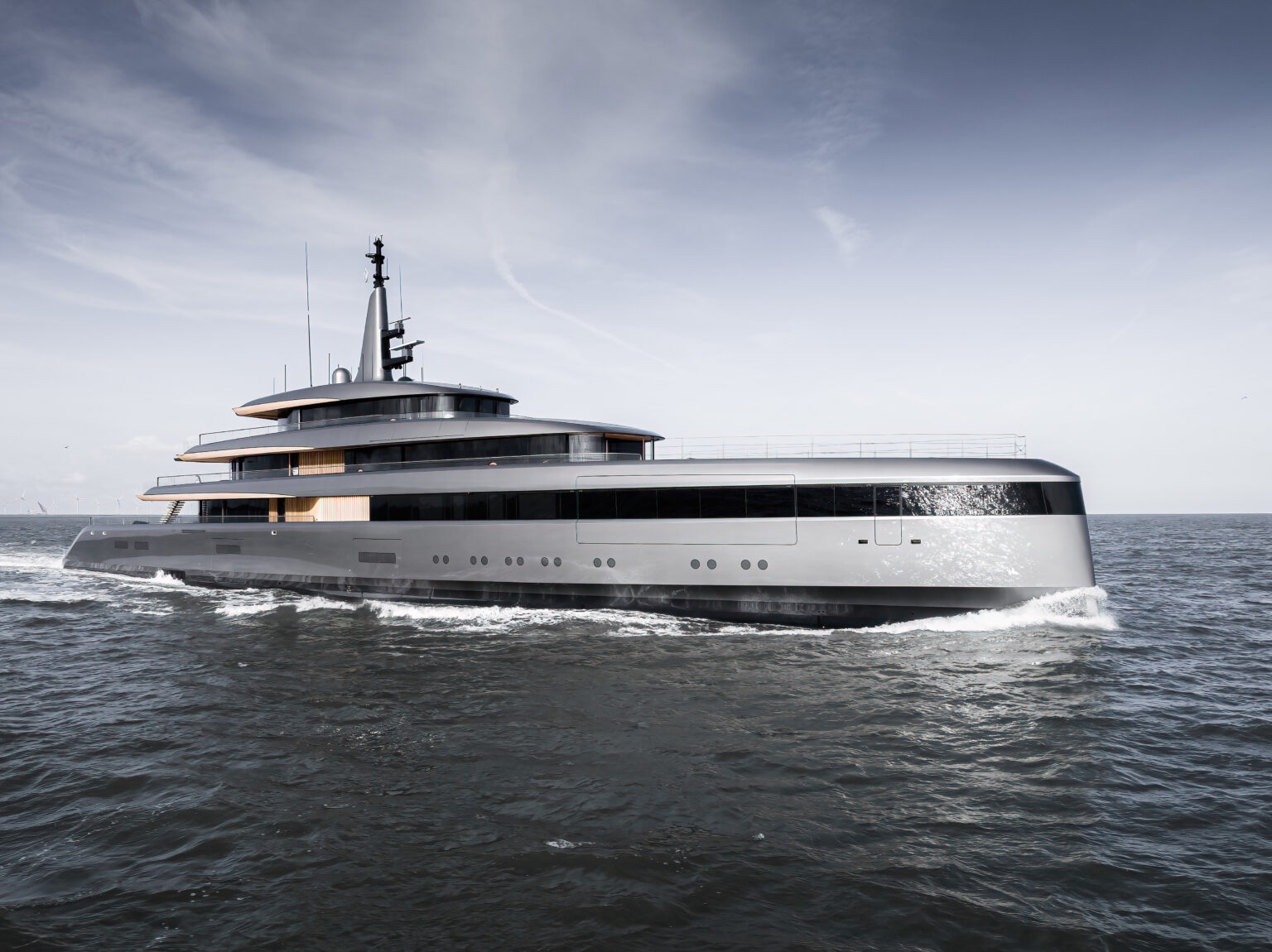Feadship delivers 84.2m hybrid superyacht Obsidian