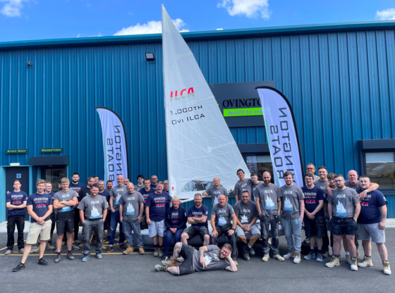In Focus: Ovington Boats completes its 1,000th ILCA