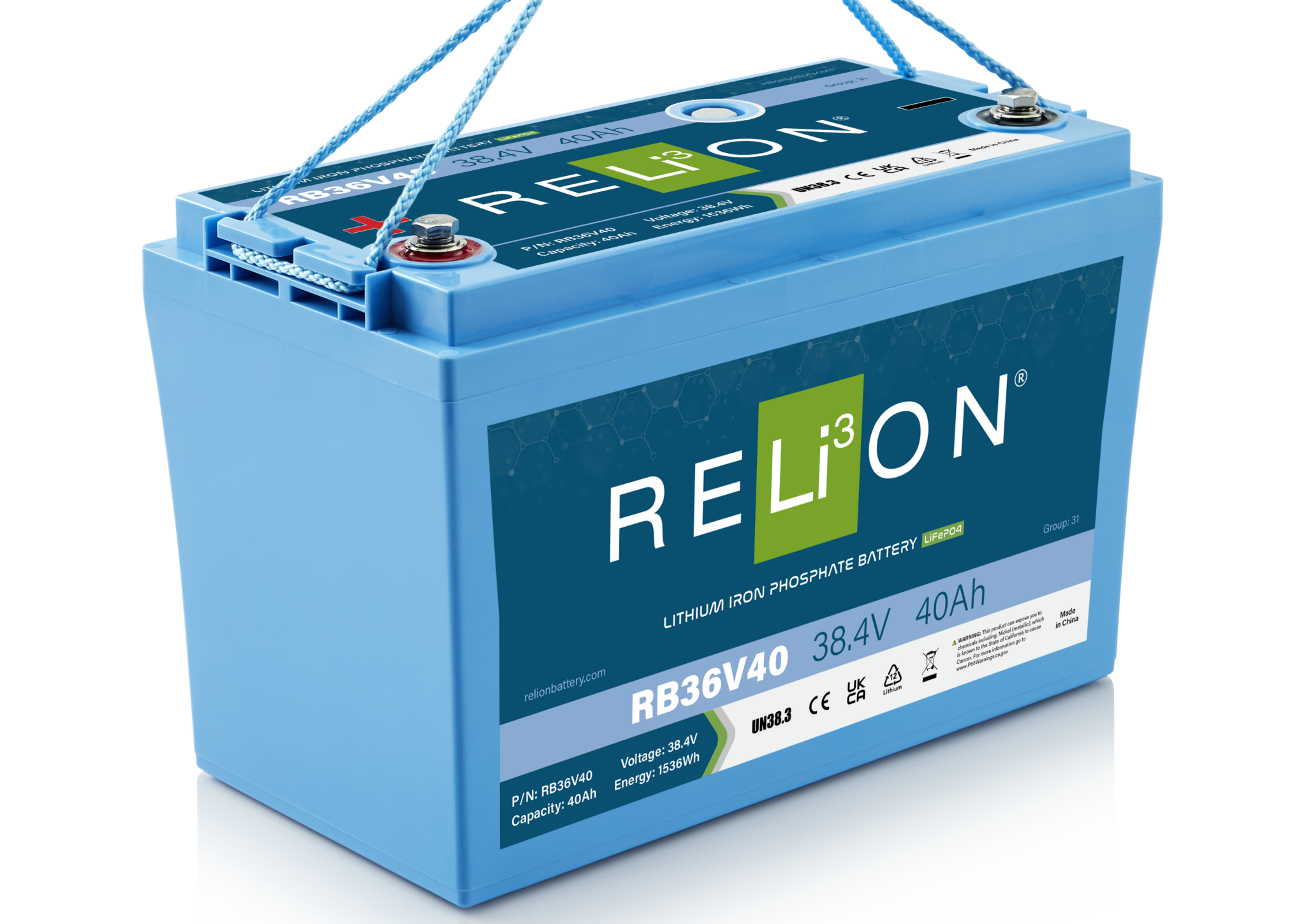 RELiON debuts 36V lithium battery