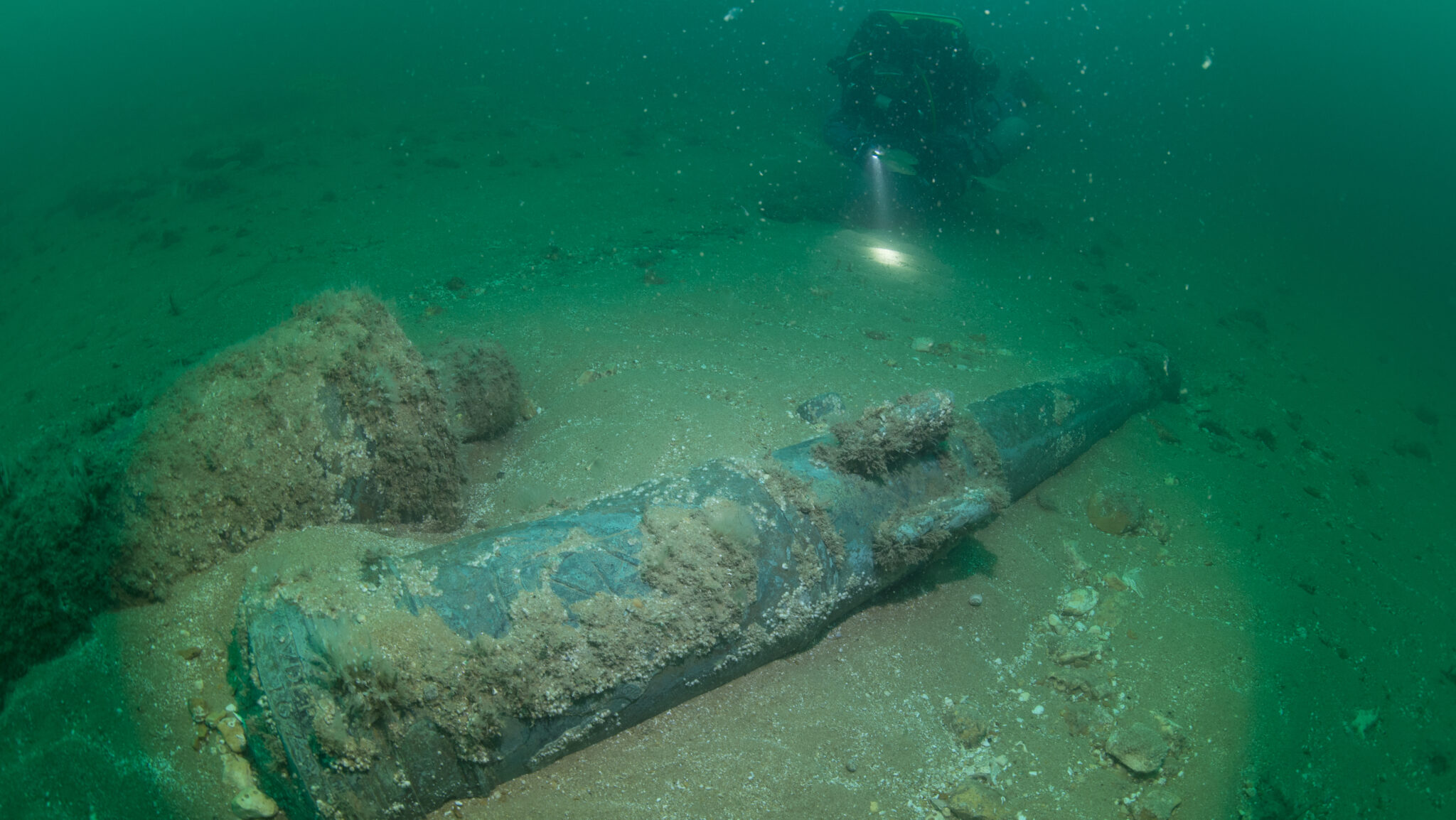 Forensic marking to protect shipwrecks from thieves in England