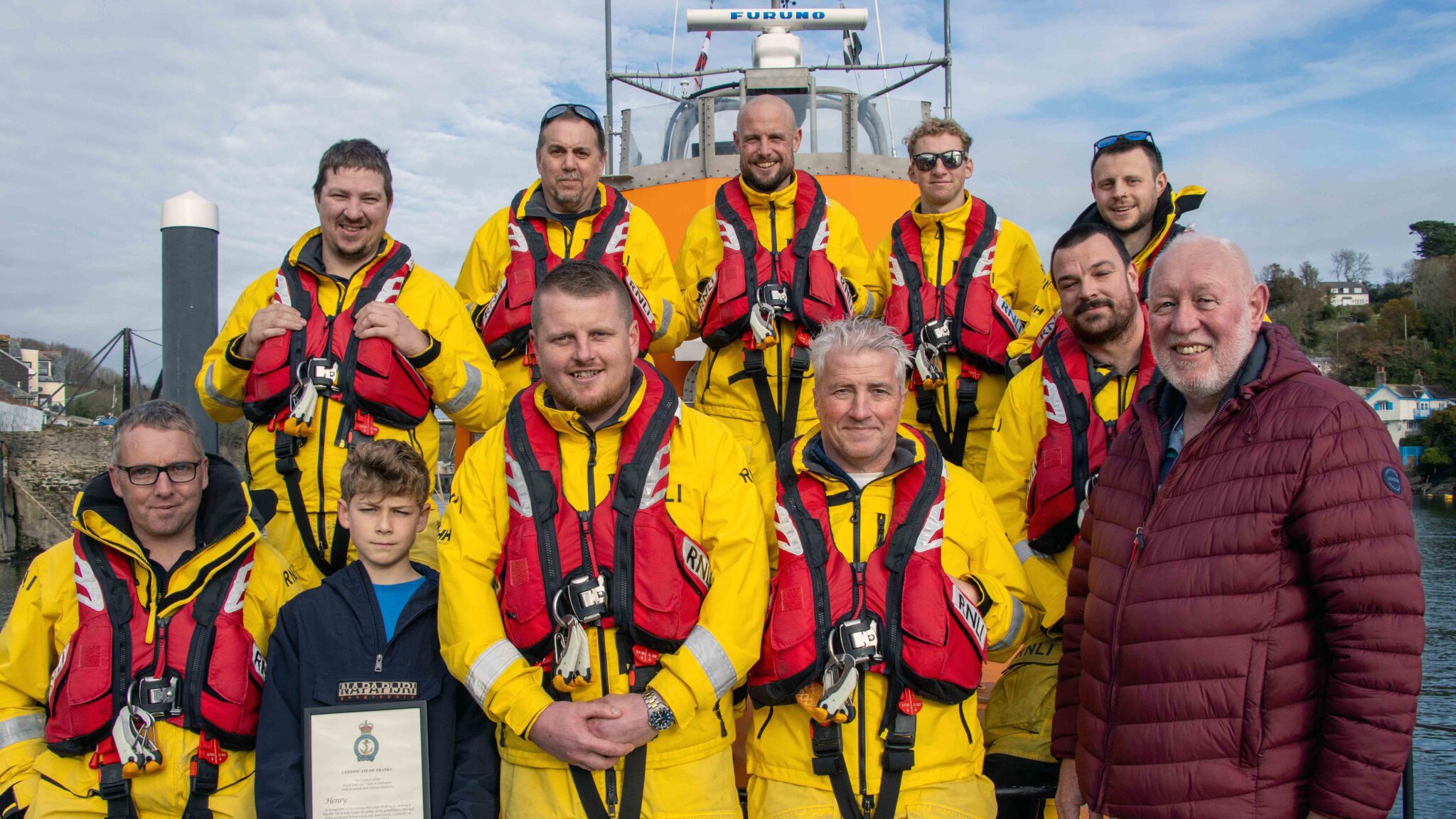 Boy who raised mayday alarm saves grandfather from Cornish sea
