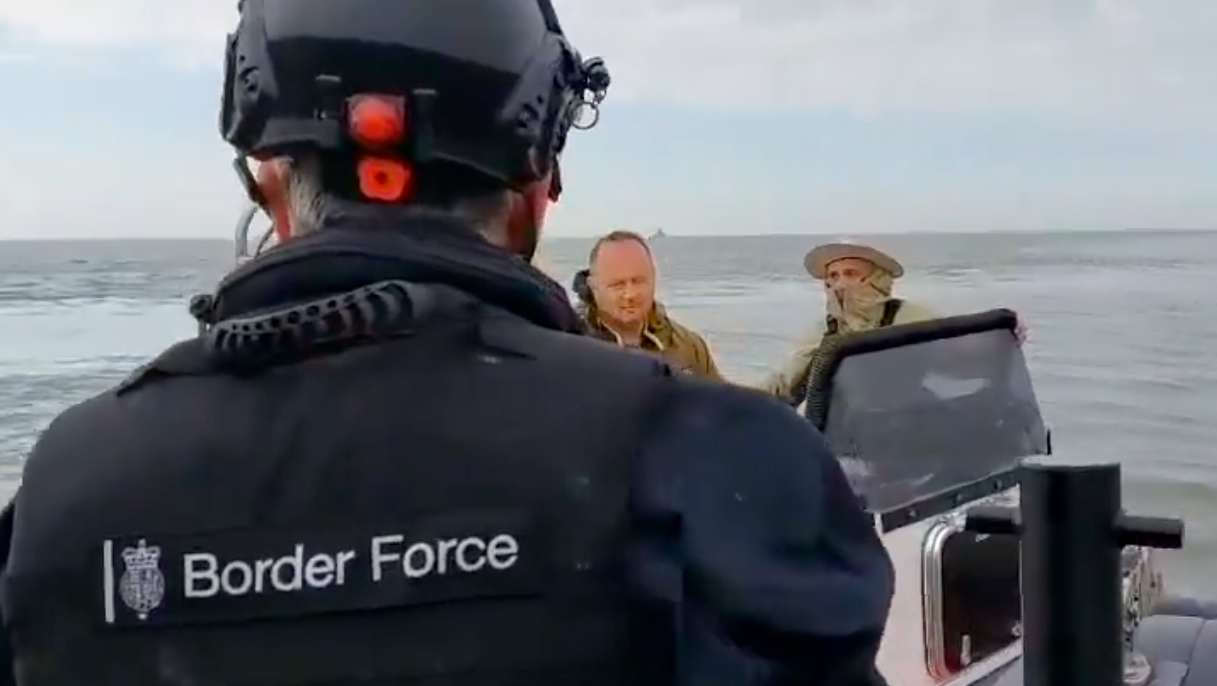 Drugs boat chase caught on camera as smugglers intercepted