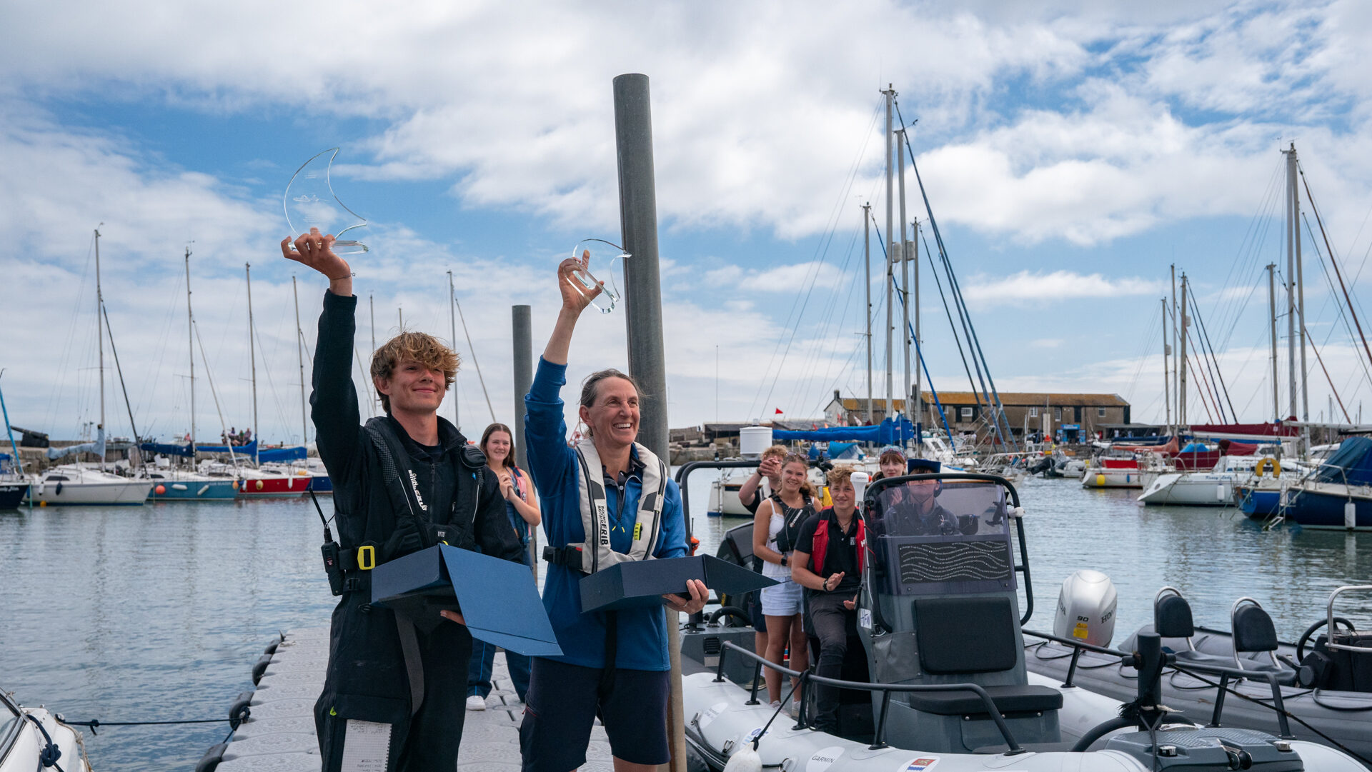 18-year-old completes record-breaking electric RIB journey around Britain