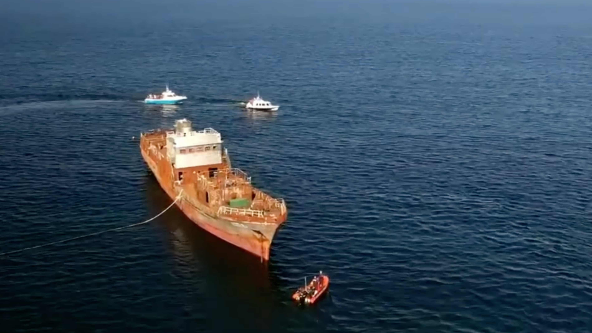 Video: Smugglers' ship sunk to form Ireland's first artificial reef