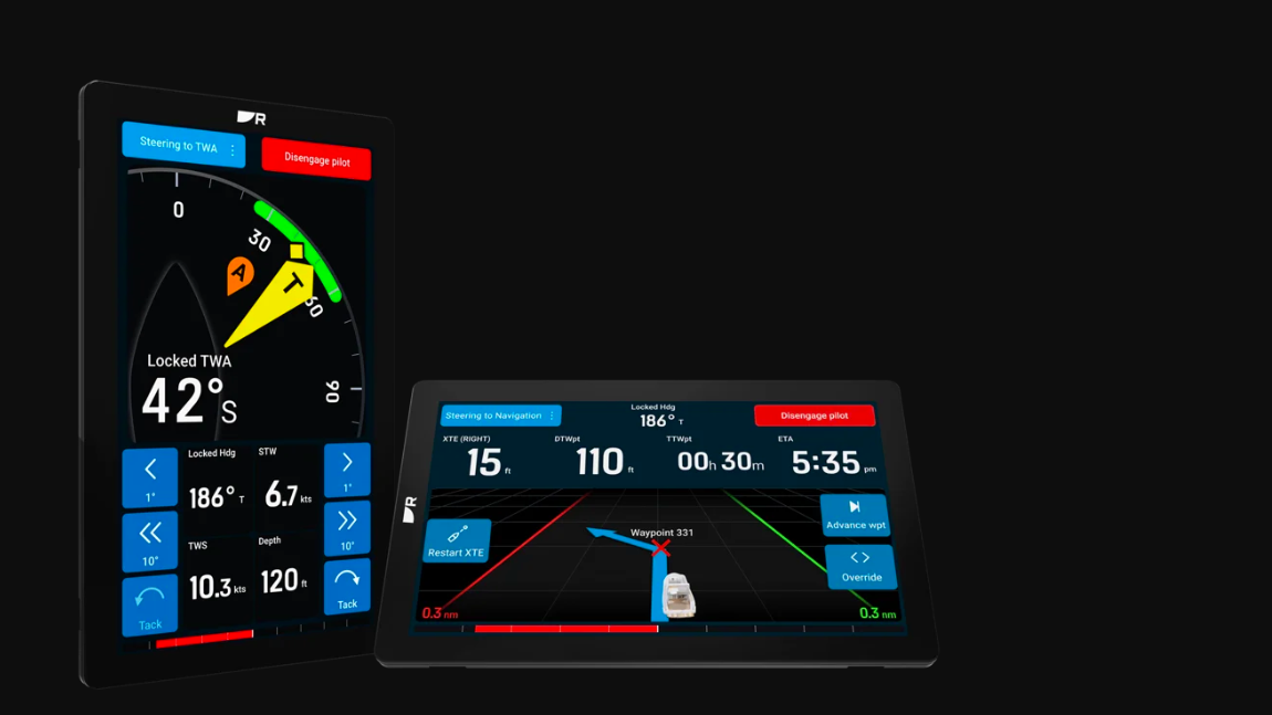 Raymarine's software update for Alpha Performance Display