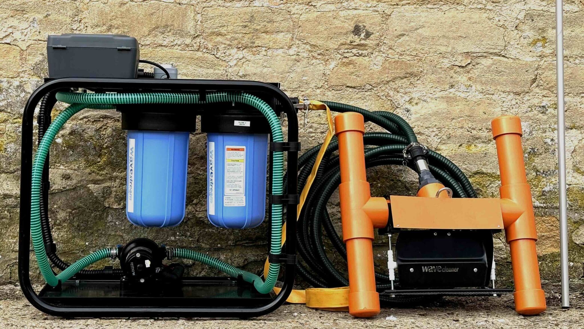 The Wavecleaner VAC oil and diesel spill cleaner upgrade